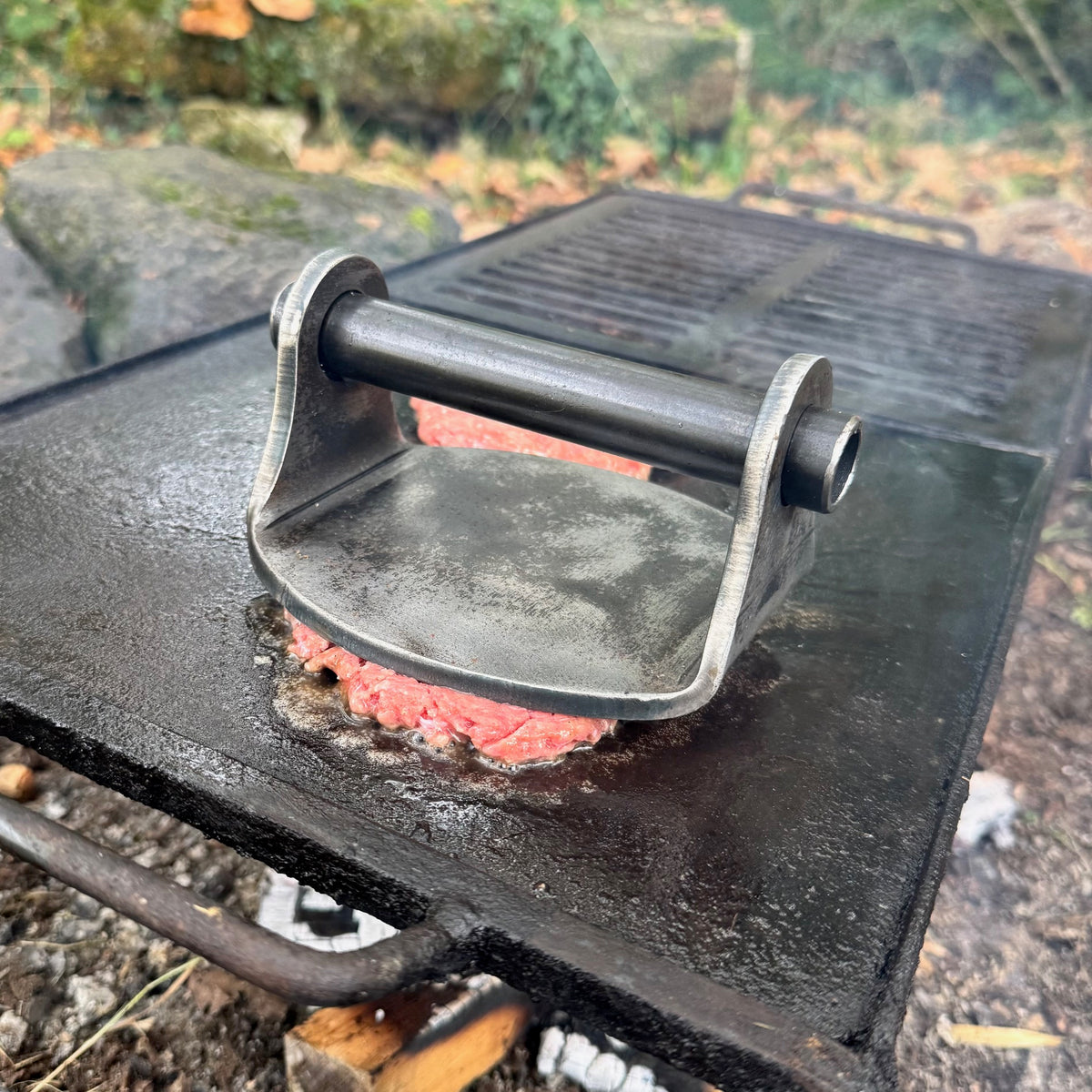 Burger Press – Campfire Cookshop